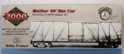 Proto 2000 #54163 Mather 40' Box Car #1236 Muncie & Western MWR SEE ...