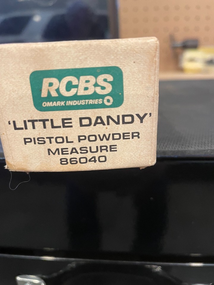 RCBS 86040 Powder Measure, Little Dandy Pistol | eBay