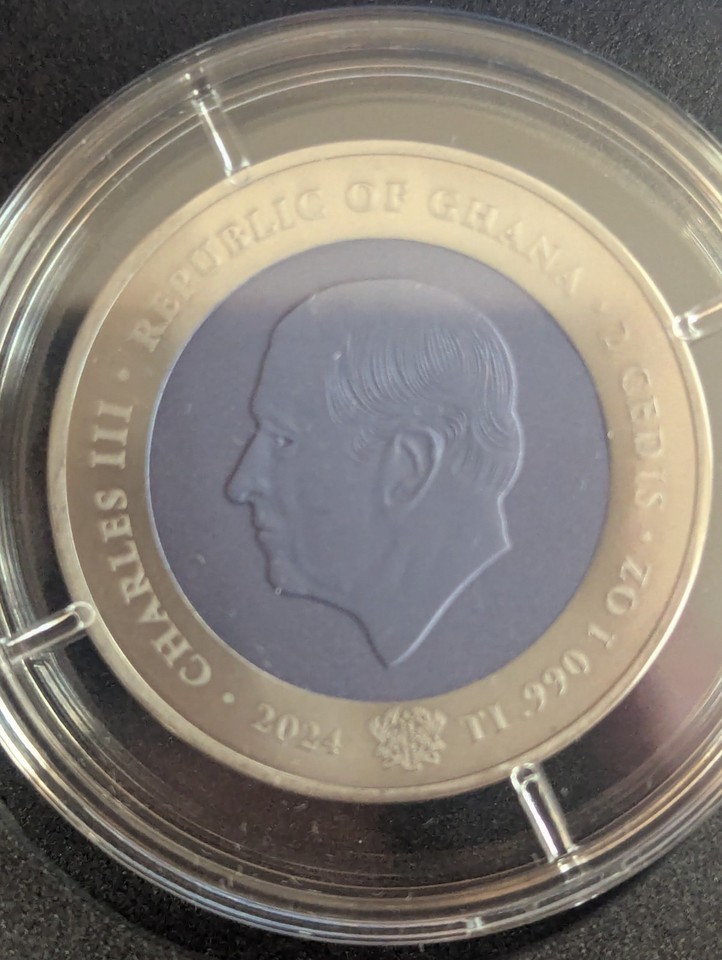 2024 Ghana I Want to Believe UFO 1 oz Titanium Coin - 1,500 Mintage | eBay