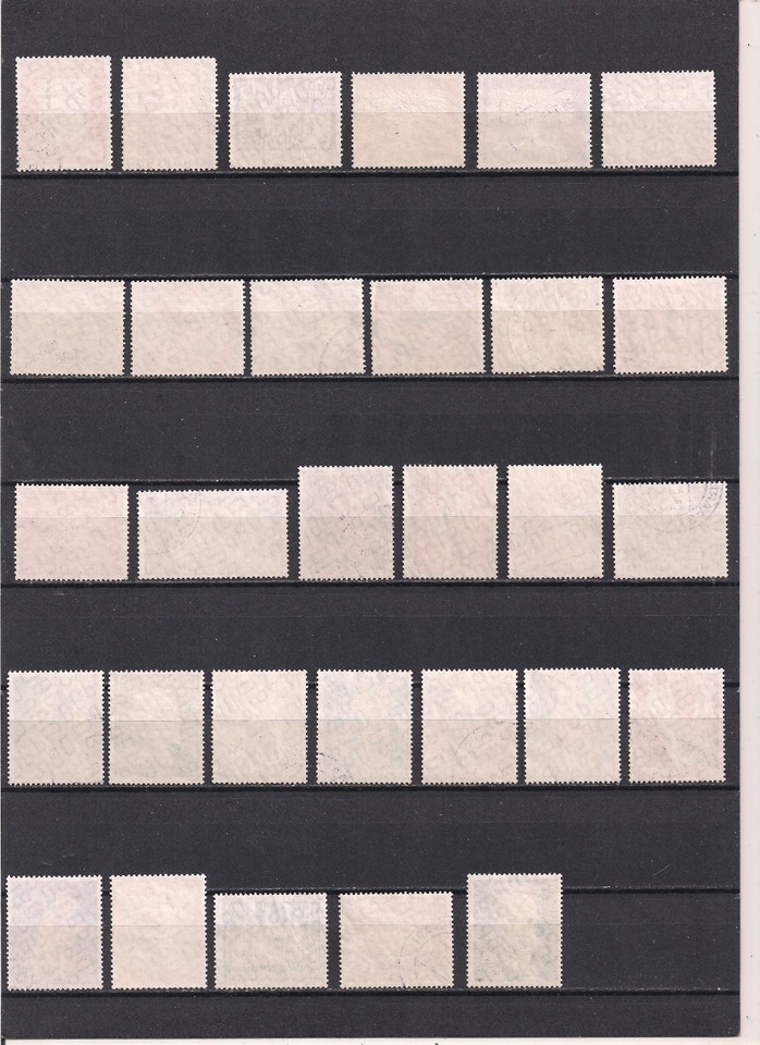 OPD Saarbrücken Sammlung ab 1957 Mi 379,400-408,429-448 gestempelt ...