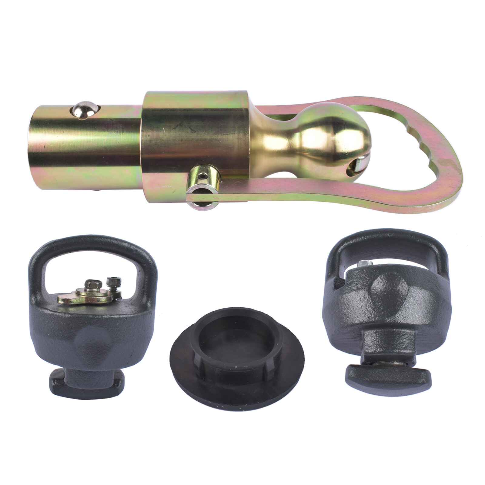 Gooseneck Ball and Safety Chain Kit 30000 lbs Capacity For Dodge Ram ...