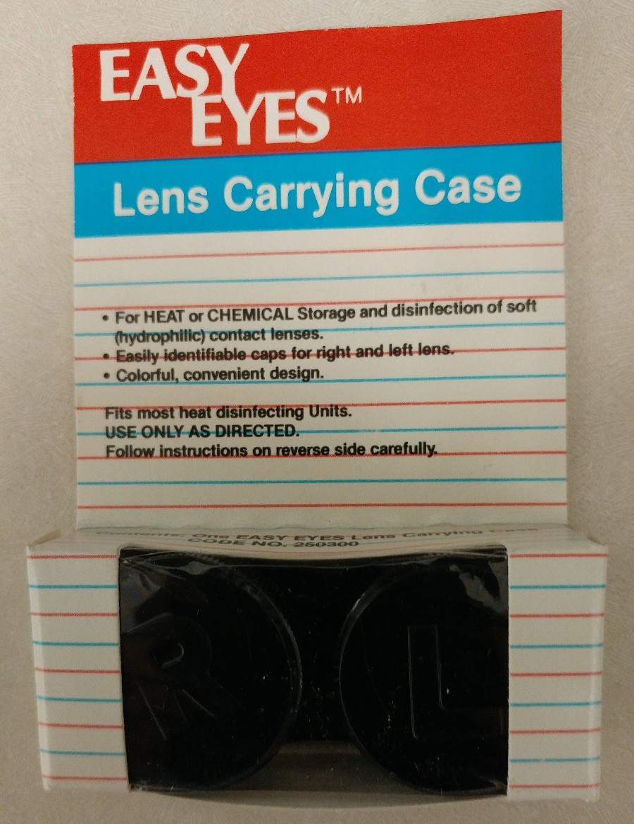Contact Lens Carrying Case! Easy Eyes! Unique old style Heavy-duty mini ...