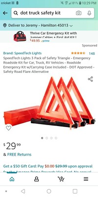 Safety Signage - Warning Triangle Flares Kit