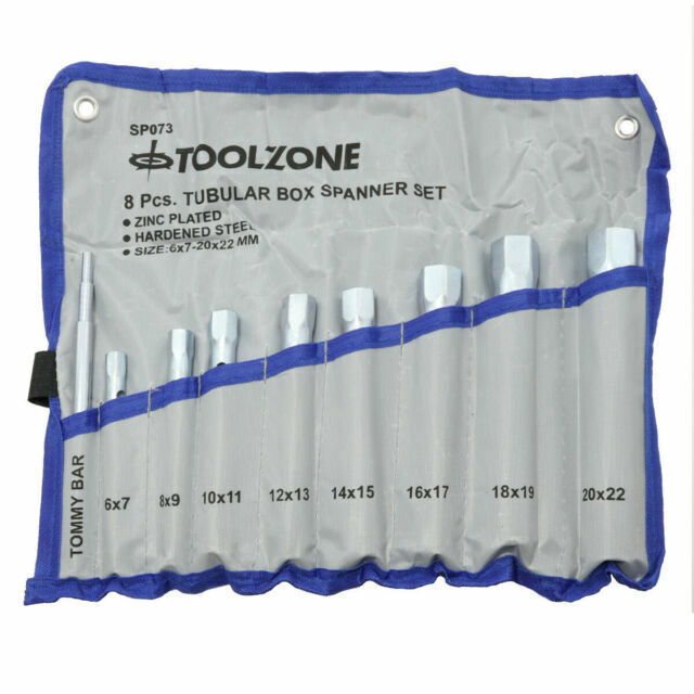Toolzone SP073 Tubular Box Spanner Set - Set of 8 Pieces for sale ...