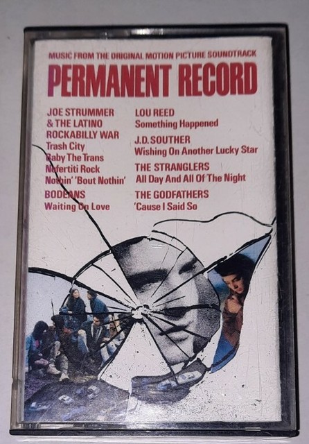 Permanent Record Soundtrack Joe Strummer Cassette Tape UNPLAYED Lou ...