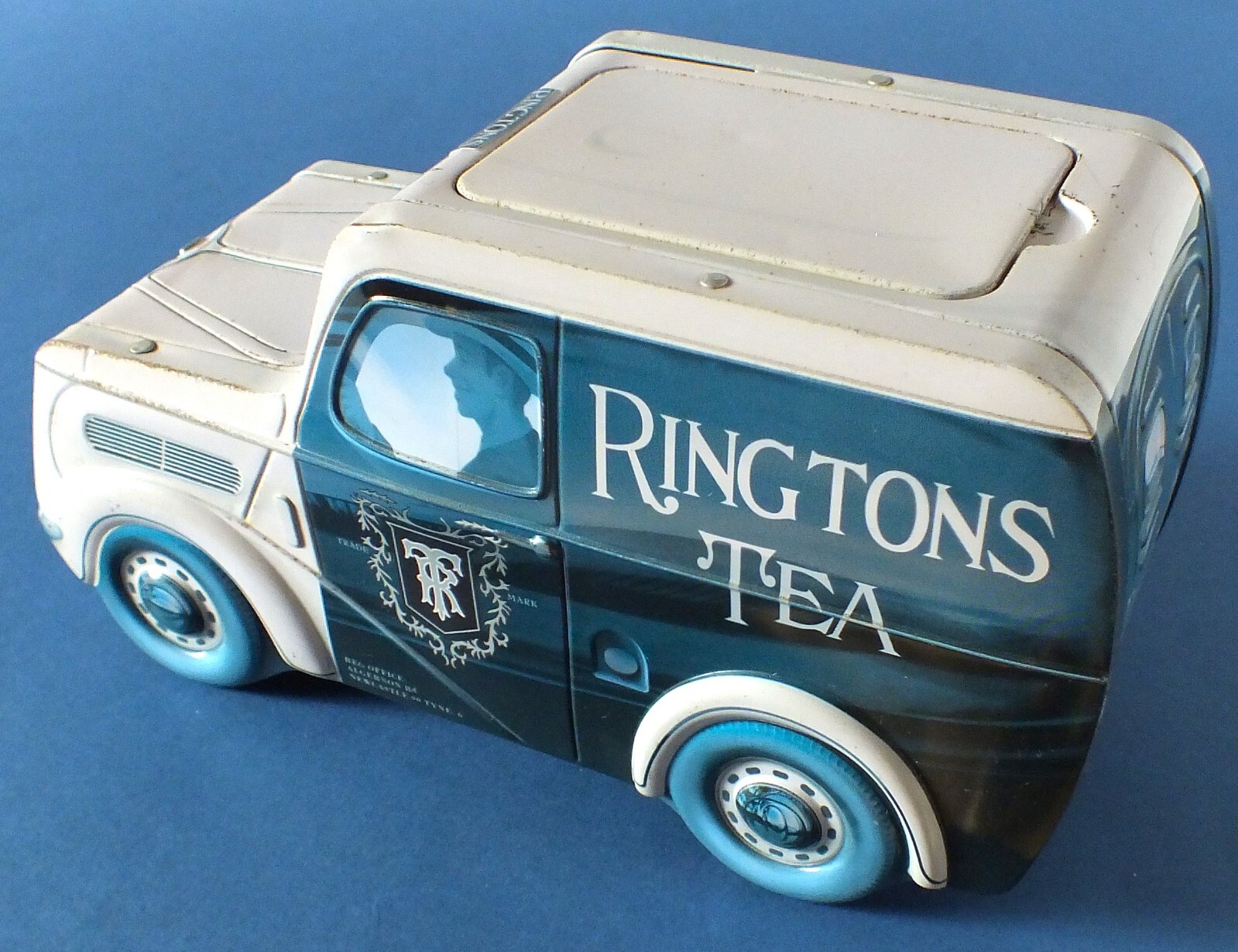 RINGTONS TEA ASSORTED JELLIES TIN. BLUE / GREY VERSION. Delivery van ...