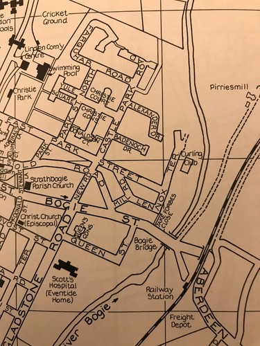 “Inverurie, Huntley, Westhill Street Plan” Map | eBay