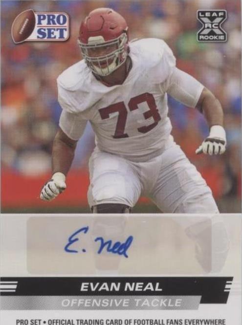 2022 Leaf Pro Set Draft - Autographs Evan Neal #PSA-EN1 (AU, RC) for ...