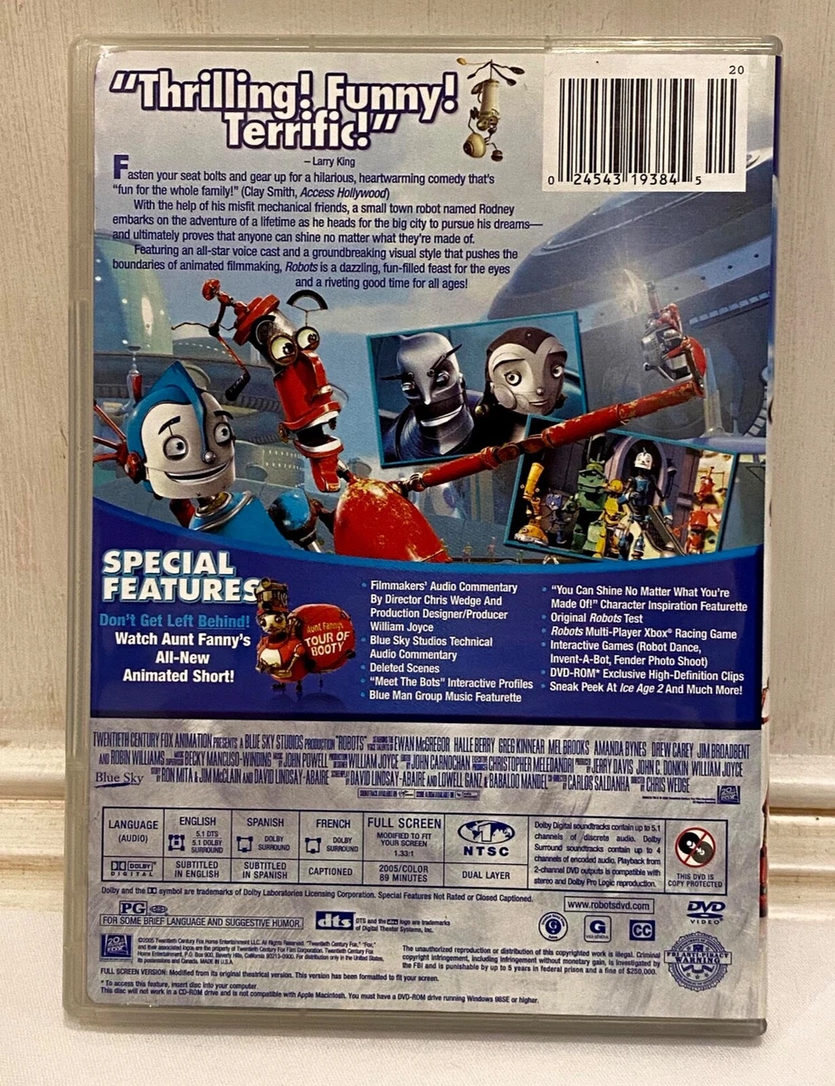 Robots Full Screen Dvd