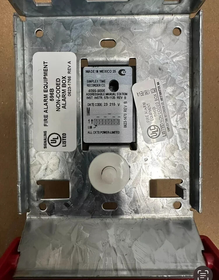 Simplex 4099-9006 Manual Pull Station NEW/NO KEY 65100000121| eBay