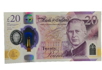 £20 KING CHARLES III New Uncirculated £20 Pound Note Good Condition ...