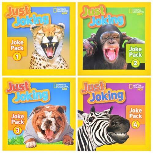 National Geographic Kids JUST JOKING Joke Packs | Pack of 4 - GOOD | eBay