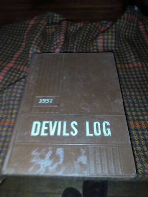 1957 devils log yearbook sharpsville ohio | eBay