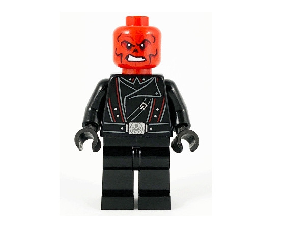 Lego Red Skull Minifigure