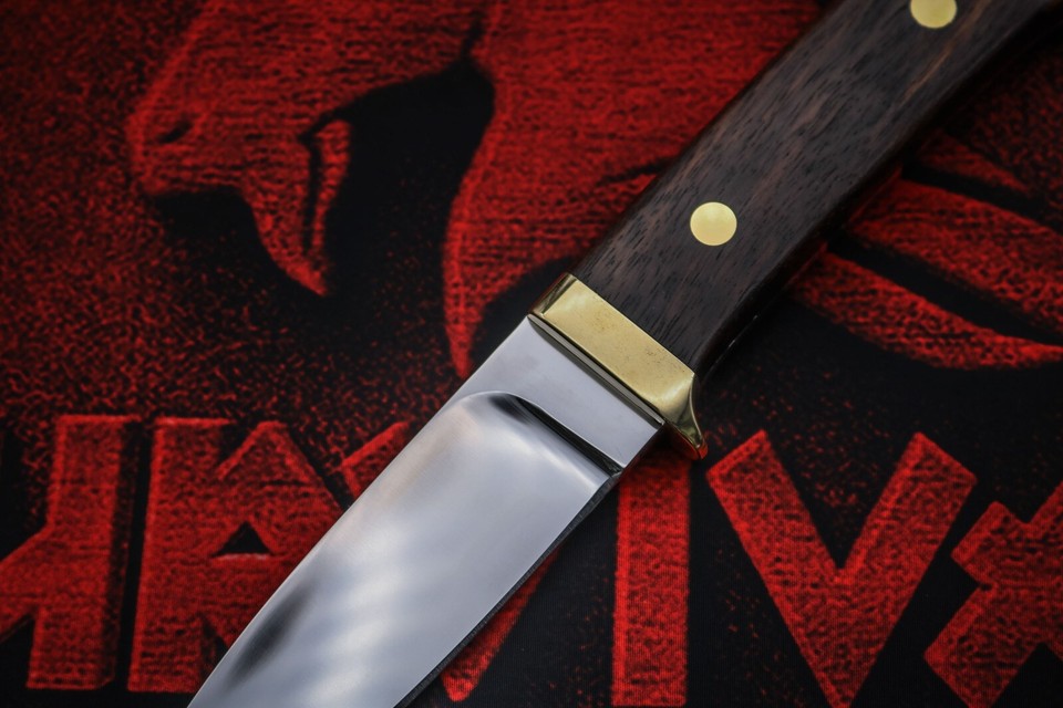 Custom Handmade Drop Point hunter knife loveless style knife with ...