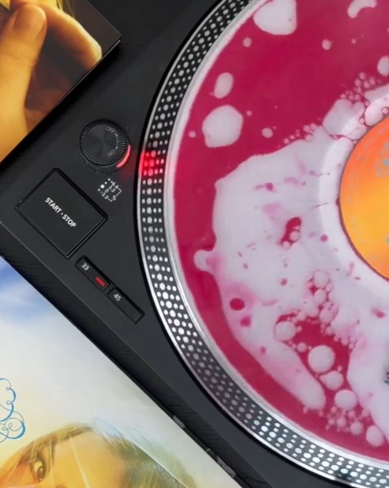 Addison Rae-Addison-Pink Sparkle Liquid Filled Vinyl- *PRE ORDER* | eBay