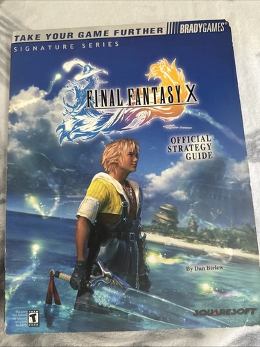 Final Fantasy X Official Game Guide Book 2001 with Poster by Brady ...