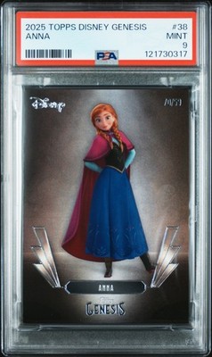 2025 TOPPS DISNEY GENESIS #38 ANNA 70/99 PSA 9 | eBay