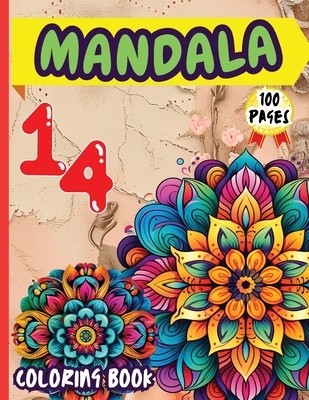 Mandala 14 Coloring Book: Stress Relievi Peter Paperback | eBay