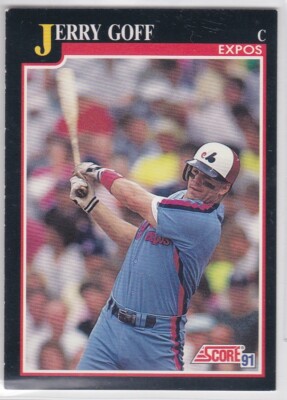 M) 1991 Score Baseball Trading Card - Jerry Goff #834 | eBay