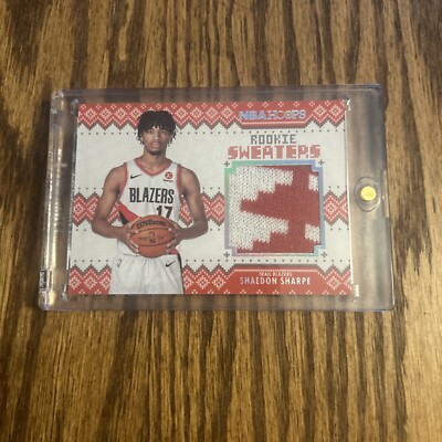 2022-23 Panini NBA Hoops - Rookie Sweaters #RS-SS Shaedon Sharpe (MEM ...