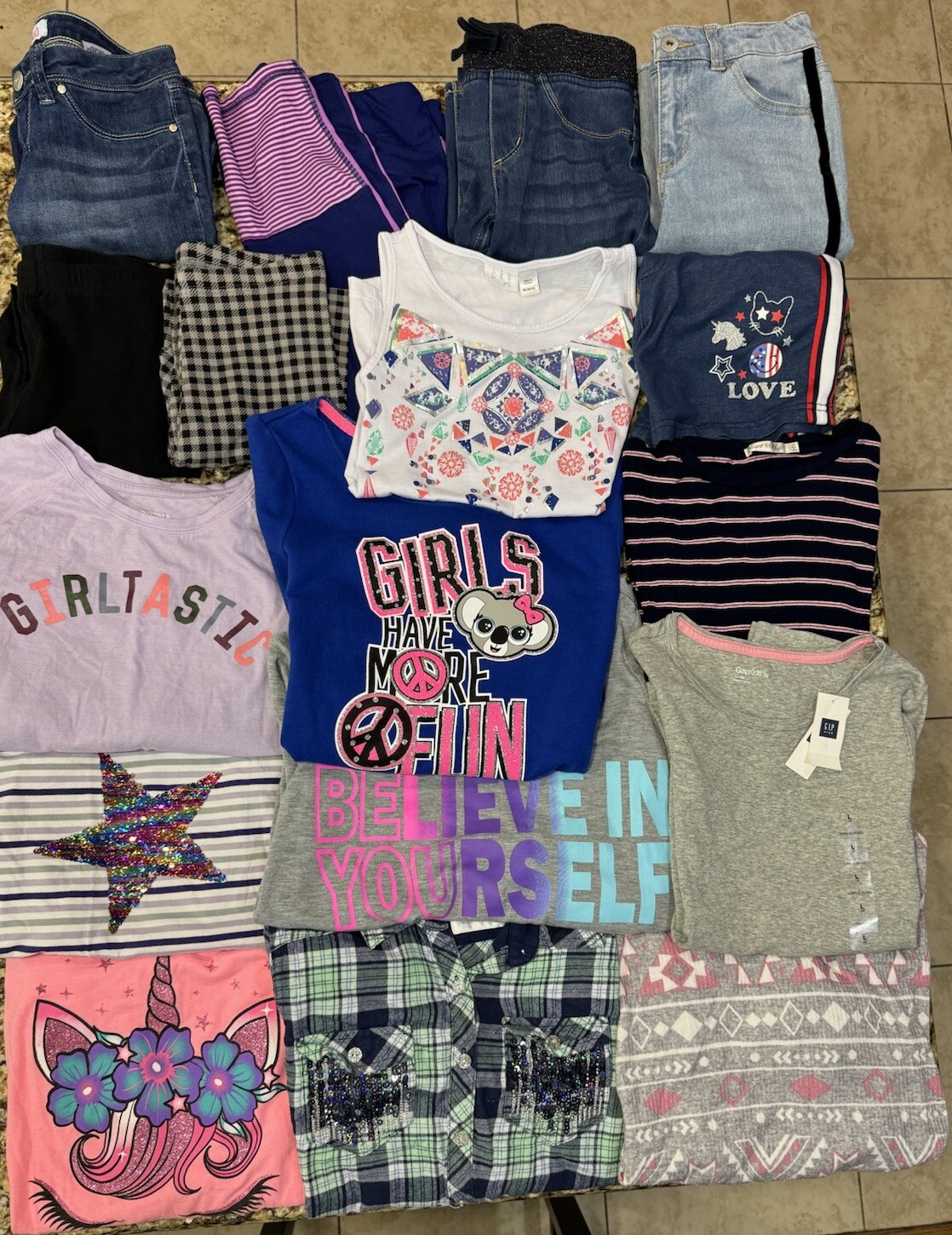 Big Lot Girls Clothing Size 10 & 12 10/12, Very Cute & Trendy! 17 ...