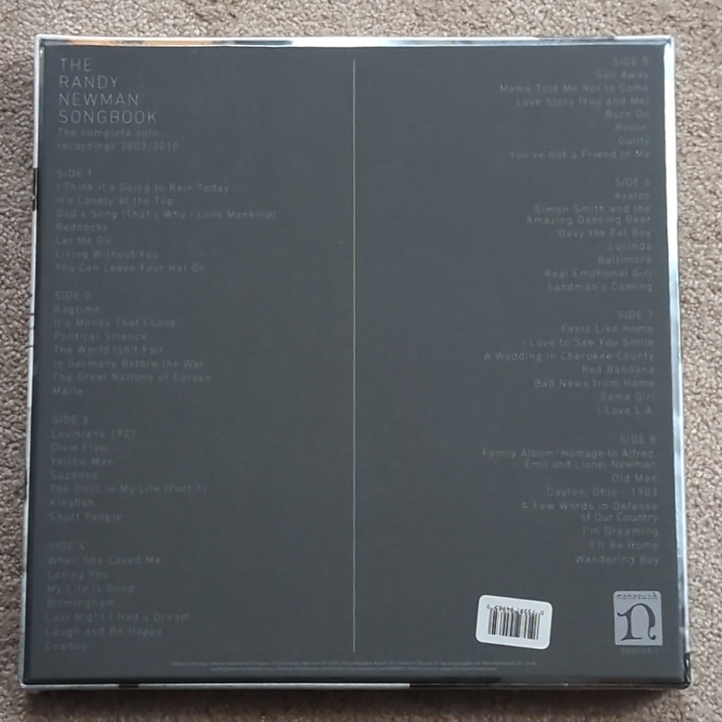 The Randy Newman Songbook. 2006 4LP Box Set. Vinyl Records. New. Sealed ...