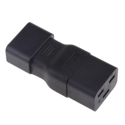 C14 to C19 Connector IEC 320 Male to Female Power Plug Adapter ...