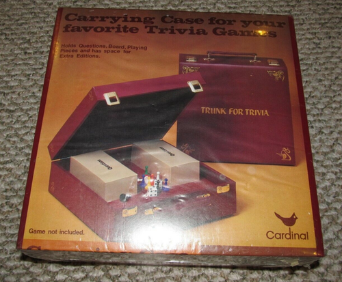 Vintage Cardinal Storage Case For Trivial Pursuit Carrying Case Game ...