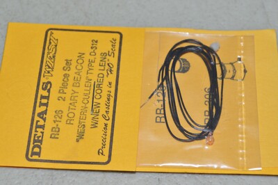 HO scale locomotive PARTS Details West RB-126 rotary beacon WESTERN ...