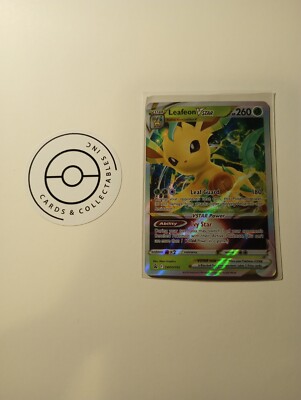 Pokémon TCG - Leafeon VSTAR SWSH Black Star Promos (SWSH195) Holo Promo ...