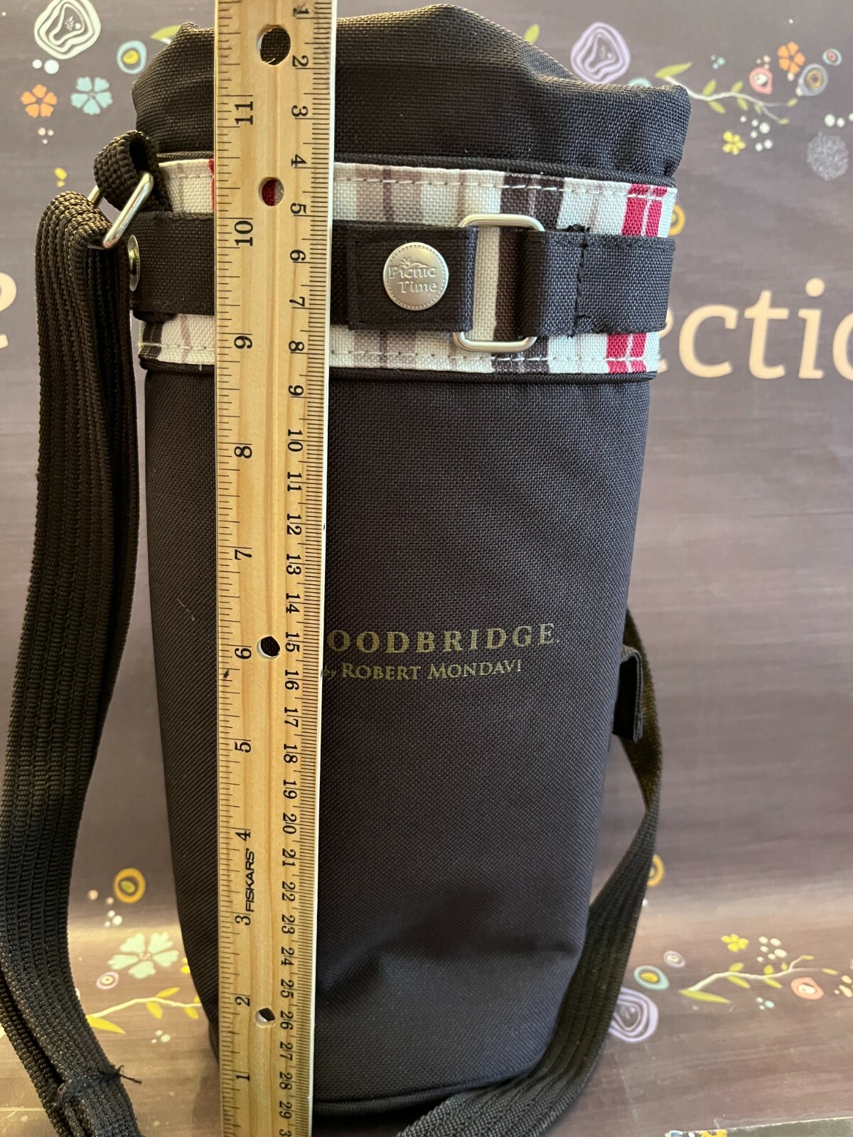 Picnic Time Woodbridge Mondavi Wine Bag Tote Insulated W/Strap Wine ...