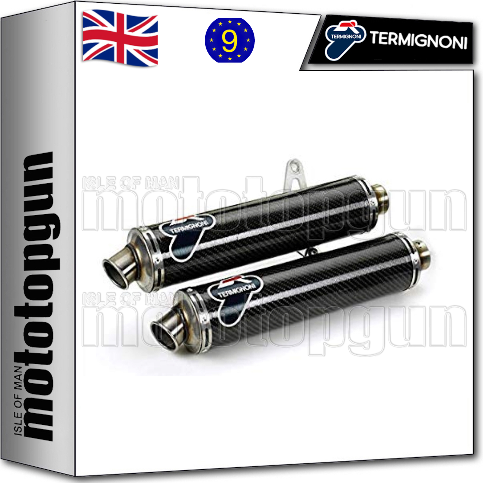 TERMIGNONI 2 EXHAUST HOM D070 CARBON DUCATI MONSTER S4RS | eBay