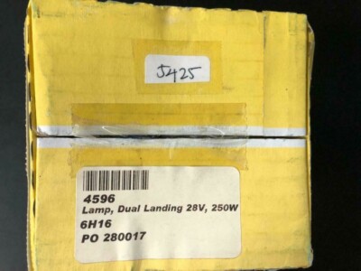SEAL BEAM LAMP DUAL LANDING P/N 4596 28V 250W NE 8130 # 11743 | eBay
