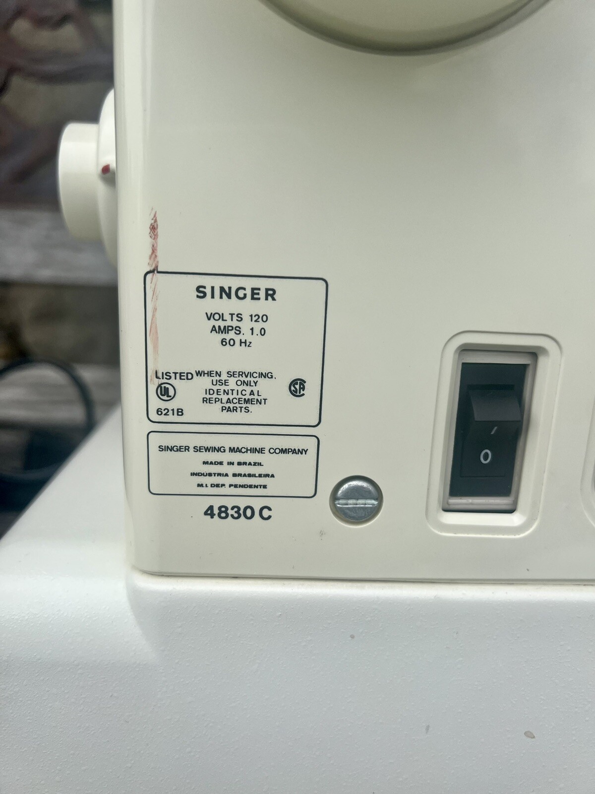 Singer Merritt Sewing Machine with Foot Pedal 4830C 621B | eBay