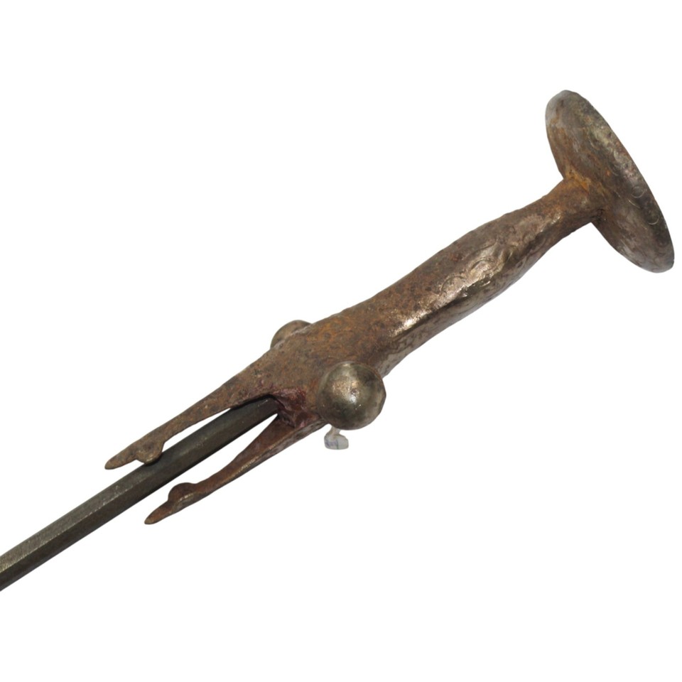 Vintage Indian Gurz Guraj Gurj Mace Gotta Sikh Maratha Hand Forged ...