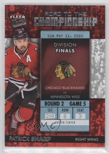2014-15 Fleer Ultra Road to the Championship Patrick Sharp (Round 2 5 ...