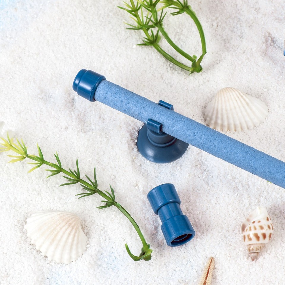 2 PCS Aquarium Bubble Tube Fish Tank Decorations Air Bubbler Oxygen | eBay