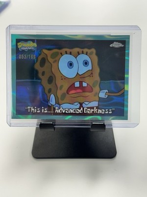 2025 Topps Chrome SpongeBob “This Is…. Advanced Darkness” Aqua Lava ...