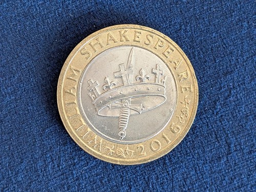 2 Pounds Coin - William Shakespeare Crown £2 Coin - 2016 | eBay UK