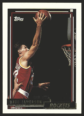 1992-93 Topps #179 Dave Jamerson Gold | eBay