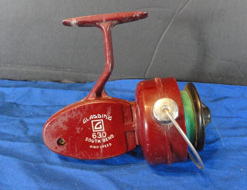 VINTAGE GLADING SOUTH BEND 360 RED OPEN FACE SPEED SPINNING FISHING ...