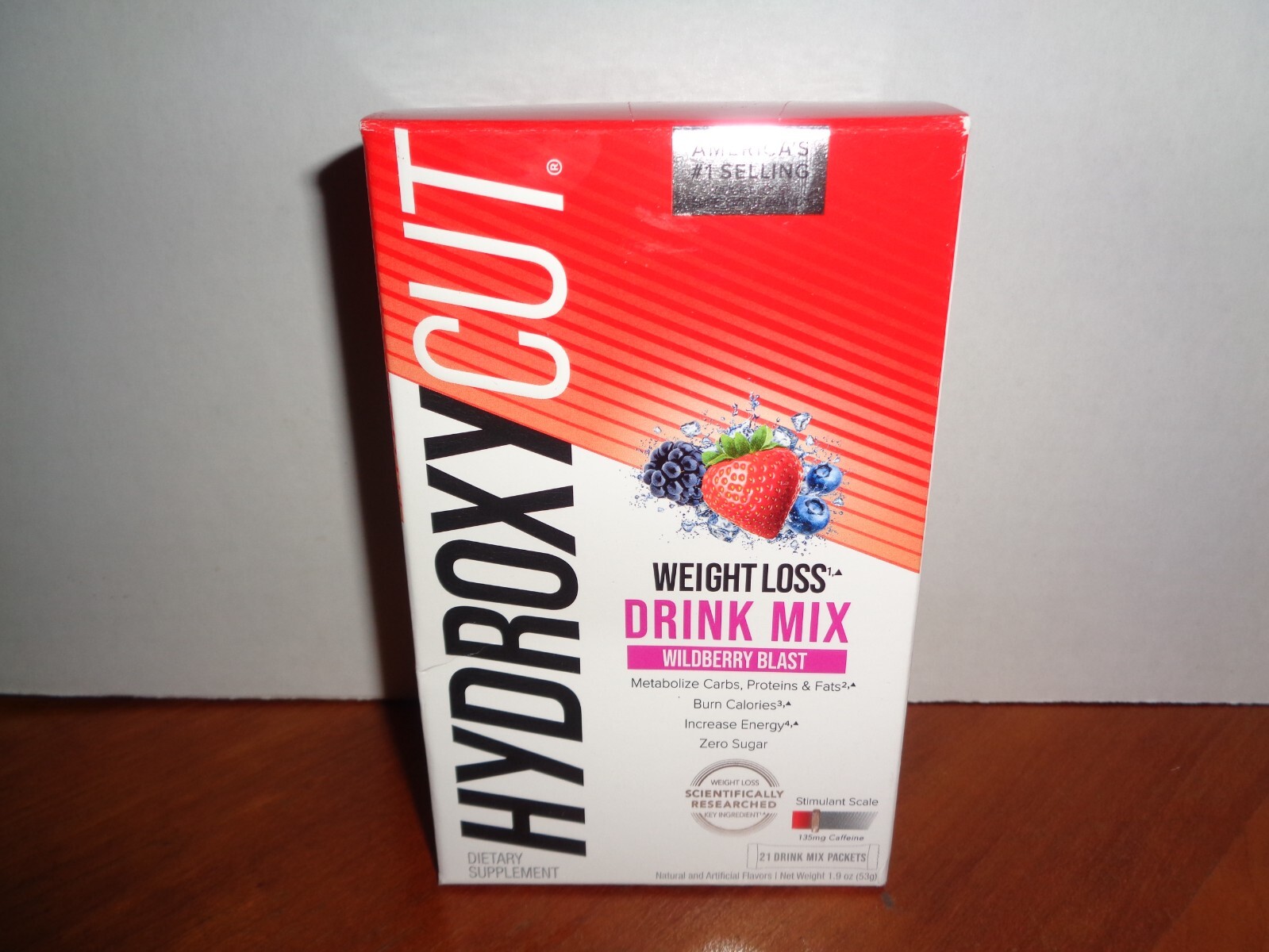 Hydroxycut Wildberry Instant Drink Mix 21 Count Exp 11/1/2025 For ...