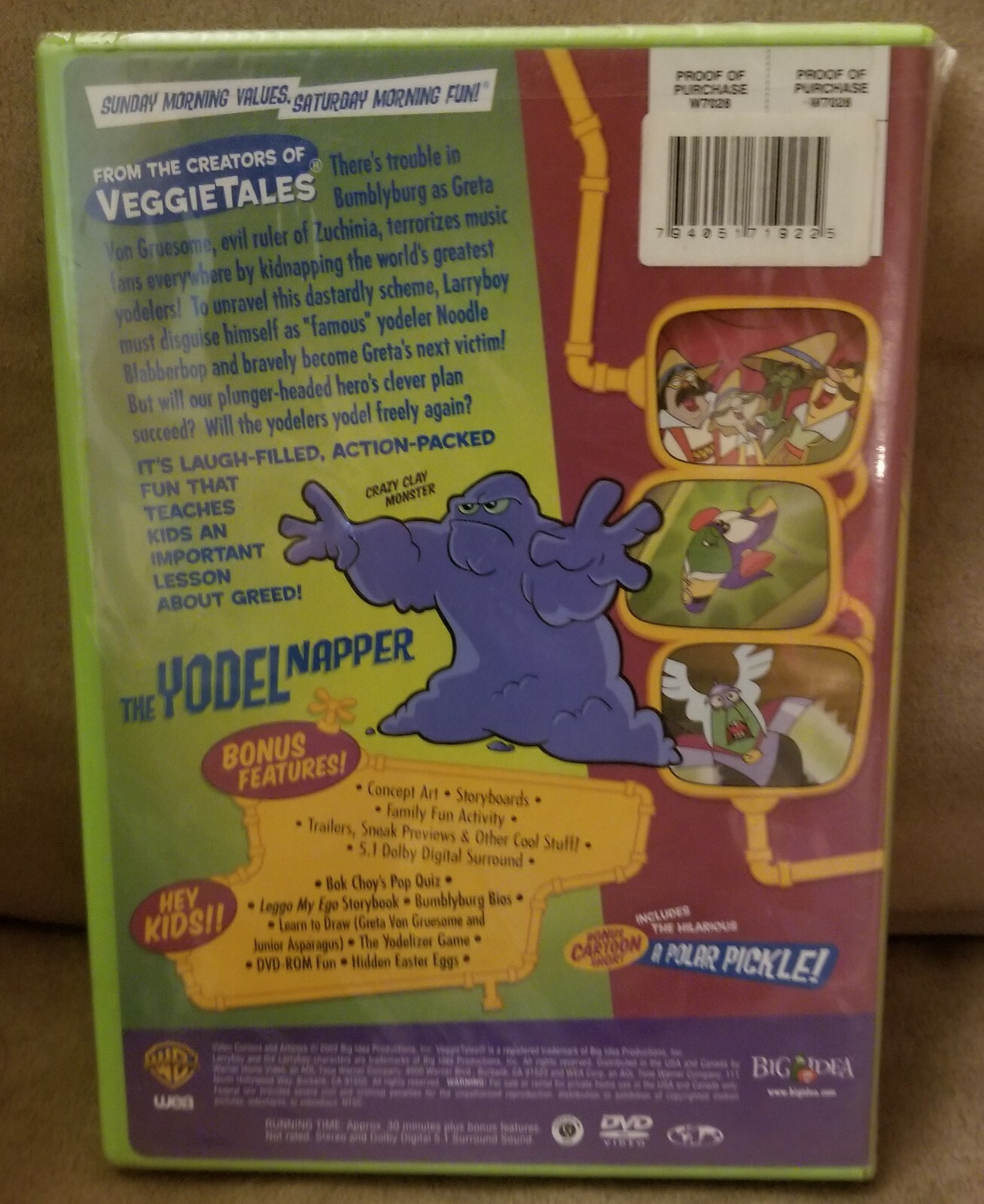 Larryboy The Cartoon Adventures Get Ready for Greta Von Gruesome DVD ...