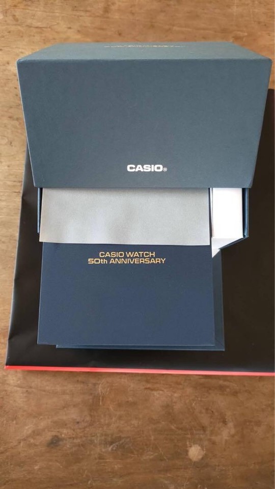 Casio 50th Anniversary CASIOTRON TRN-50SS-2AJR Quartz Men's Watch ...