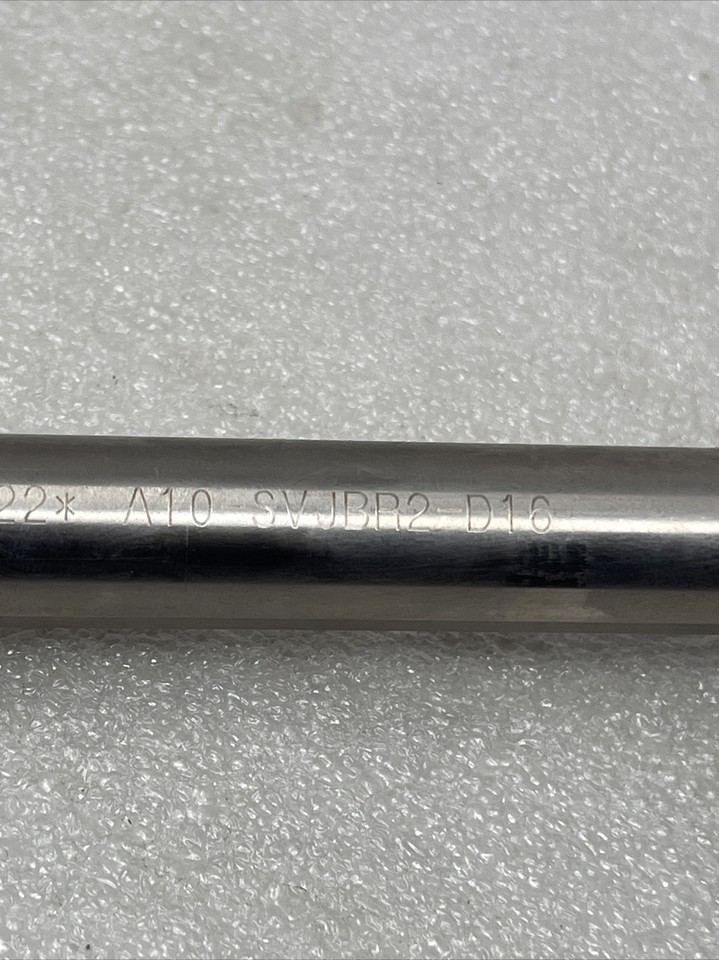 Tungaloy A10-SVJBR2-D16 Indexable Boring Bar 5/8" Shank, HSS, 7” OAL | eBay