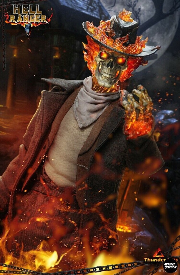 Thunder Toys Hell Ranger - TD2023 1/6 Ghost Rider Carter Slade Figure ...
