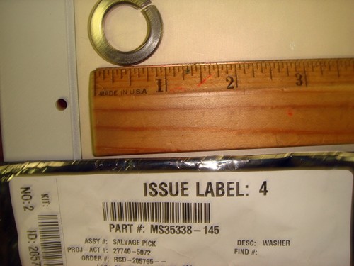 New Military Split Lockwashers MS35338 / 316 Stainless Steel lot of 114 ...