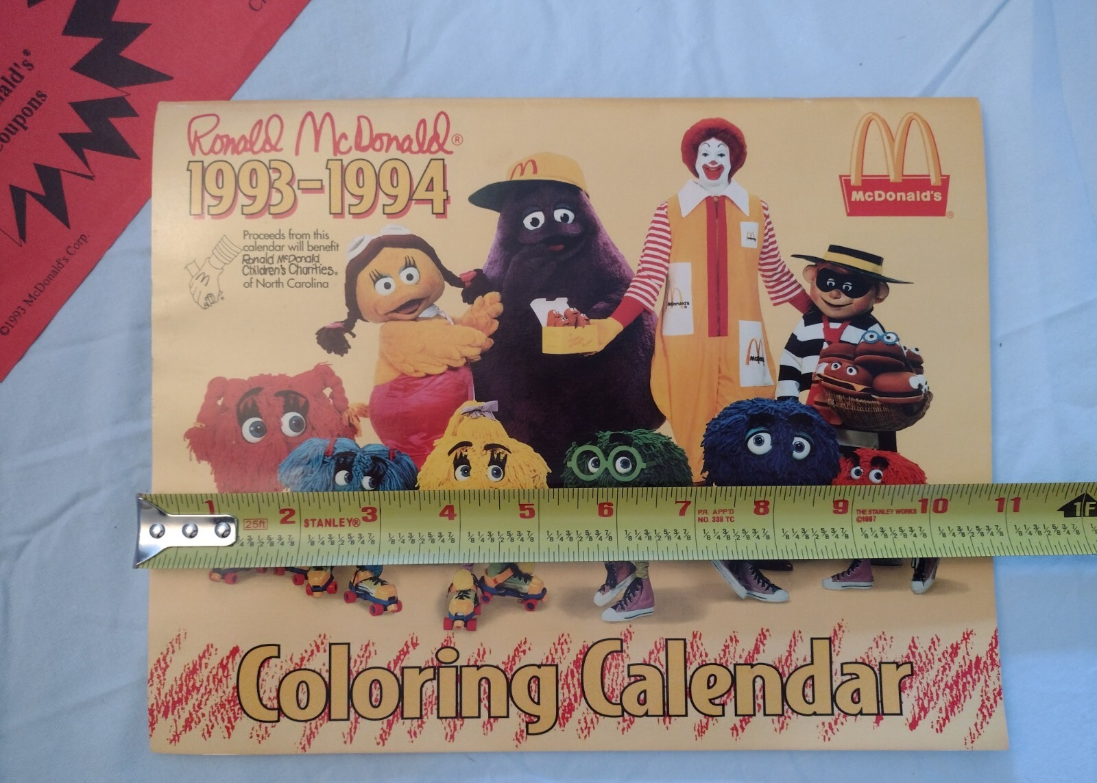 1993-1994 Ronald McDonald Coloring Book | eBay