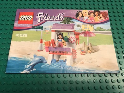 LEGO Notice # 41028 FRIENDS Poste De Sauveteur En Mer D’emma | eBay